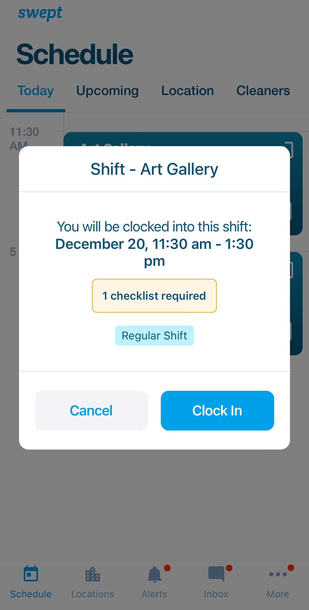 How do Cleaners see and complete Assigned Checklists?