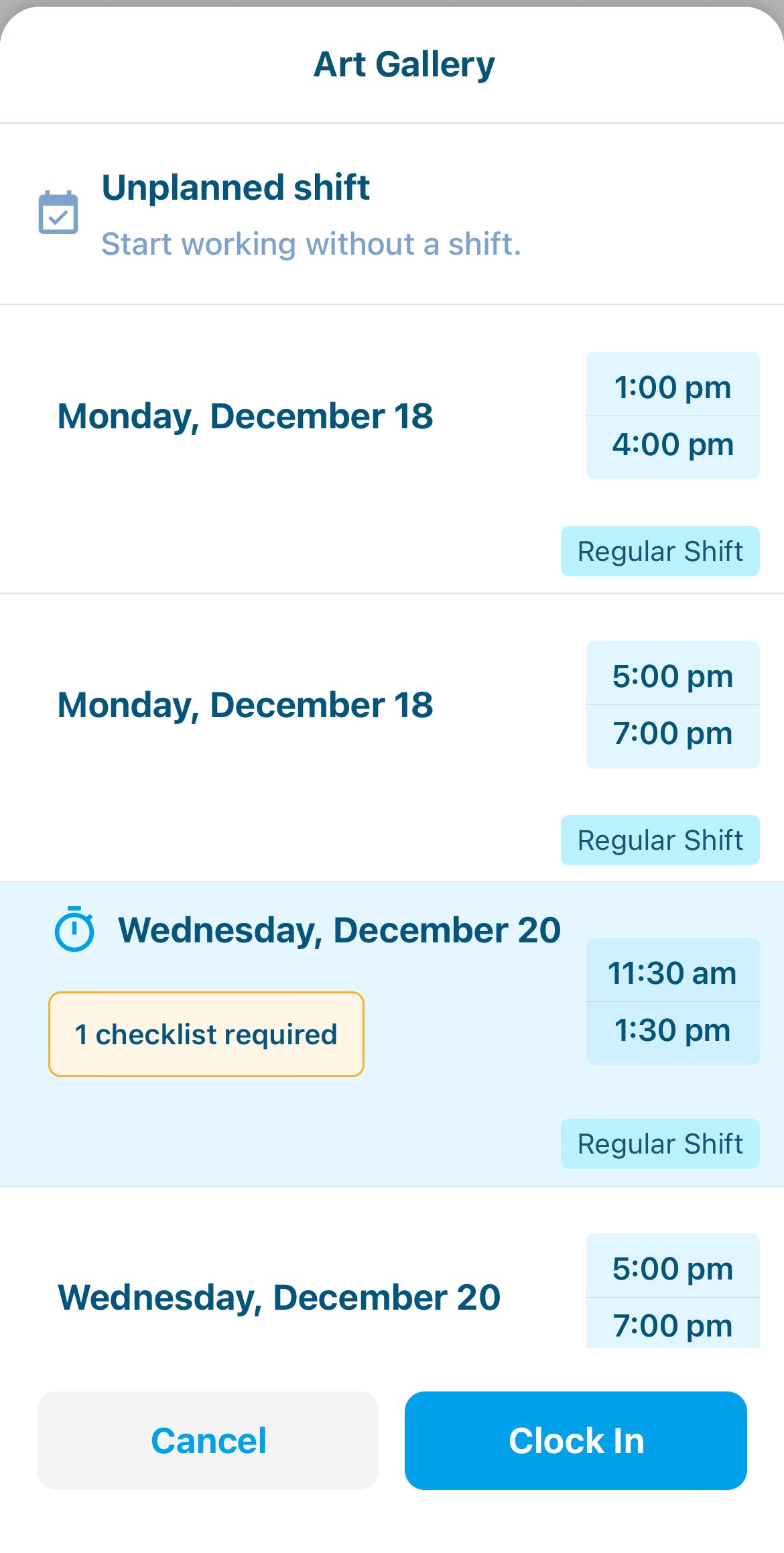 How do Cleaners see and complete Assigned Checklists?