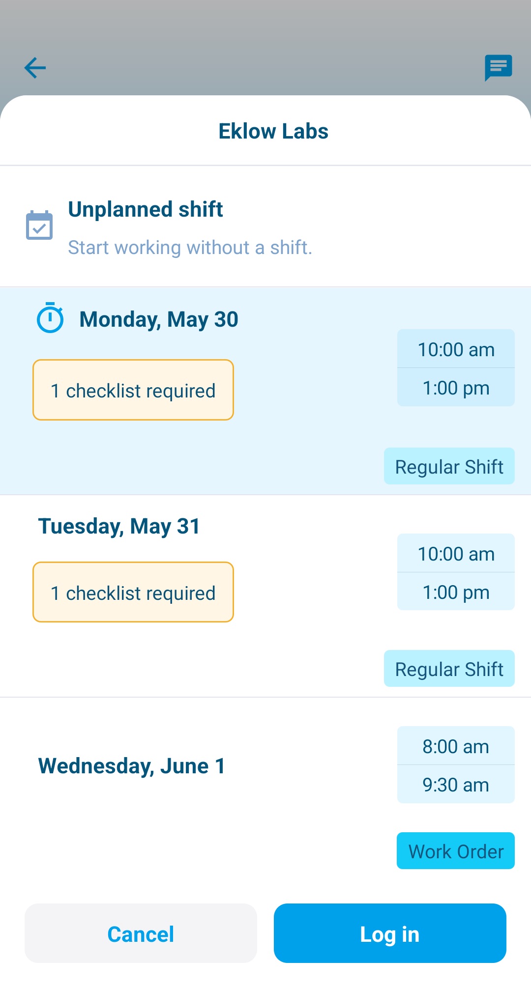 How do Cleaners see and complete assigned Checklists?